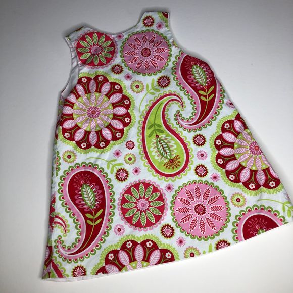 Southern Tots | Dresses | Southern Tots Pink Green Classic Dress 2t ...